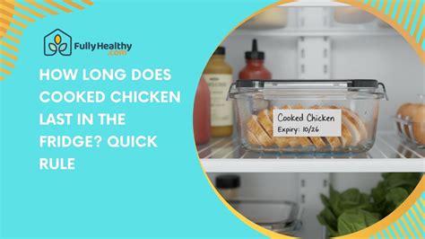 How Long Does Cooked Chicken Last In The Fridge Quick Rule
