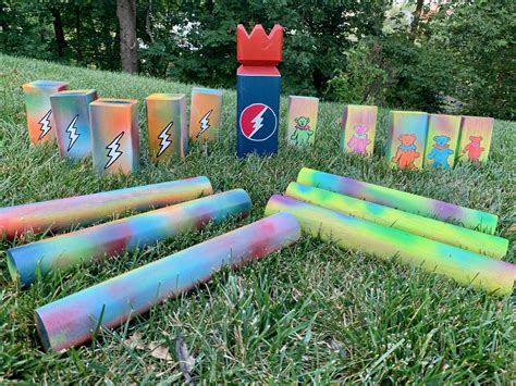 Painted Our Kubb Set This Weekend Just Discovered Kubb And I Love It
