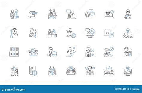 Logical And Rational Thinking Linear Icons Set For Dark And Light Mode
