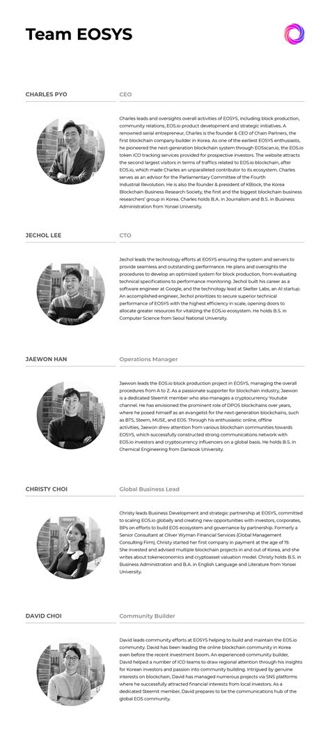 presenting eosys the first eos block producer candidate from korea