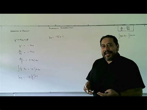 Understanding The Method Of Separation Of Variables In Differential Equations Galaxyai