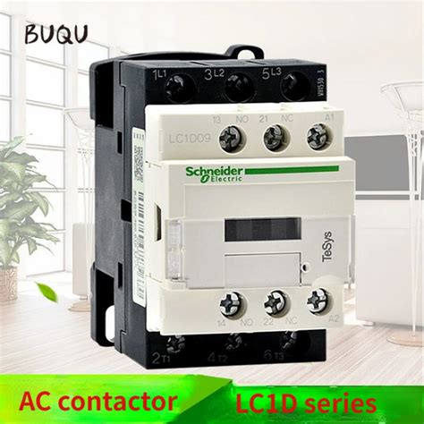 슈나이더 접촉기 스위치 컨트롤러 Ac 3 상 3 극 50hz 60hz 3 P 레일 장착 접촉기 1no 1nc 코일 전압
