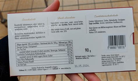 Vegannotesz Hu Vegán Receptek Terméktesztek Stühmer Dark Chocolate