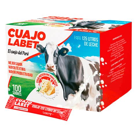 Cuajo Caja X 100und Produccion Queso Labet