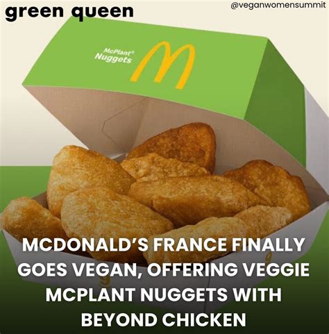 🍟 Mcdonalds France Is Launching Vegan Mcplant Nuggets Made With Beyond
