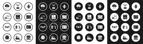 Set Robot 3d Printer Internet Of Things Printed Circuit Board Pcb Remote Aerial Drone