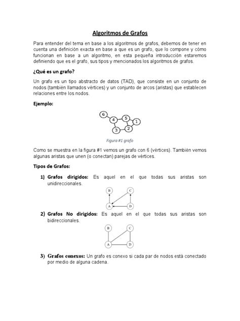 Algoritmo De Grafos Diversos Metodos2 Pdf Teoría De Grafos Matemáticas Discretas