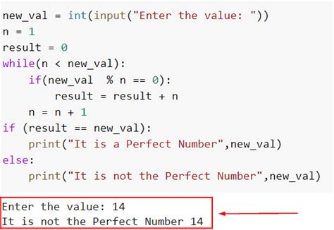 How To Find Perfect Number In Python Python Guides