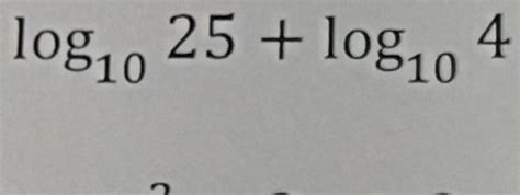 Solved Findthe Exact Value Of Log1025 Log104 Chegg Com