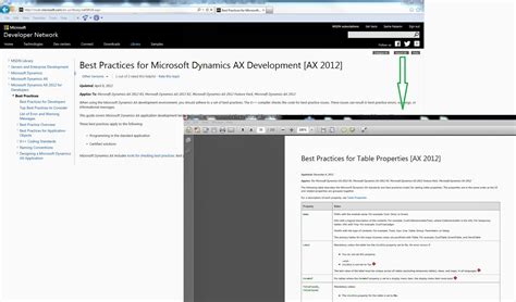 Dynamics AX Notes On The Cuffs AX Content Create Your Own PDF Guides From TechNet Content