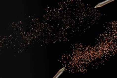 دانلود براش جرقه آتش برای فتوشاپ Sparks Photoshop Brushes تایم کد