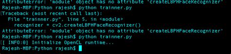 Python Opencv Contrib Face Library Stack Overflow