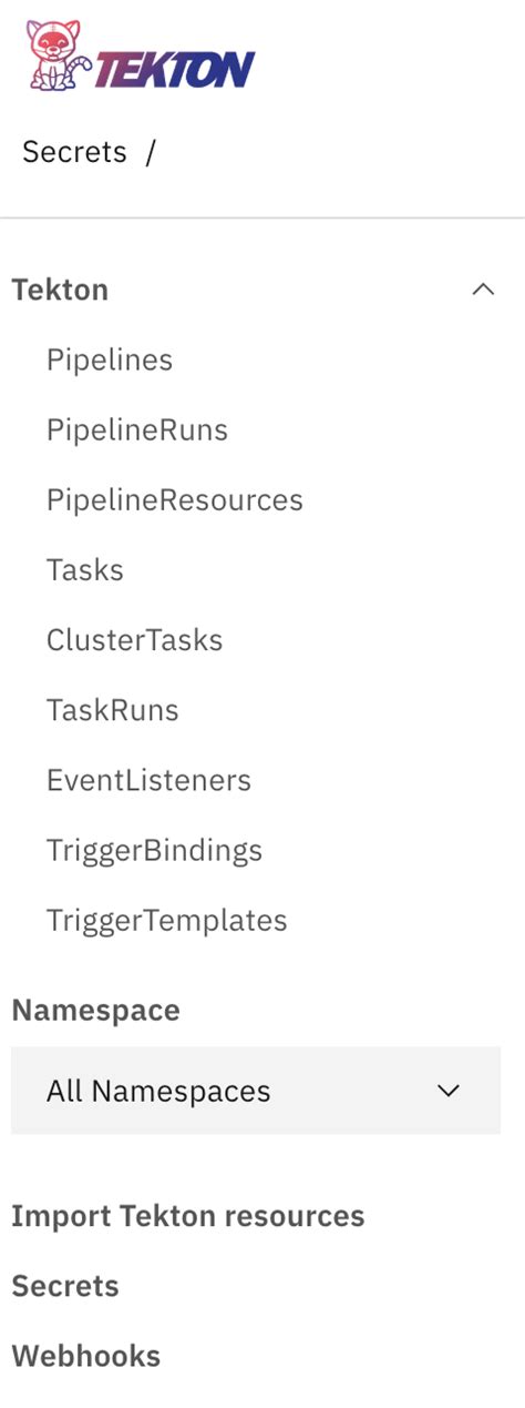 navigation to triggers resource panels · issue 672 · tektoncd