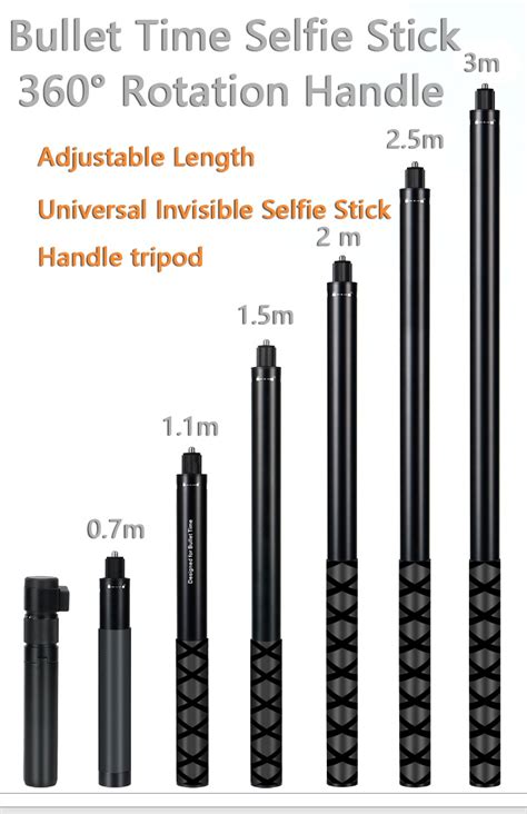 For Insta M Invisible Selfie Stick For Insta X X X ONE X R RS Universal Bullet