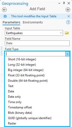 ArcGIS Field Data TypesArcGIS Pro Documentation