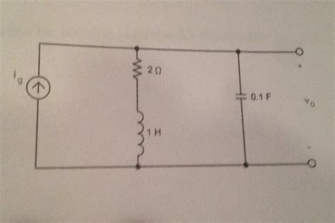 solved find the transfer function h s v0 ig and determine