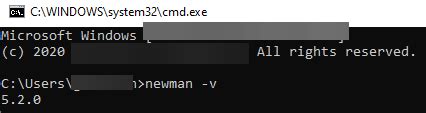 Postman NPM Package Error Newman Is Not Recognized As An Internal Or External Command