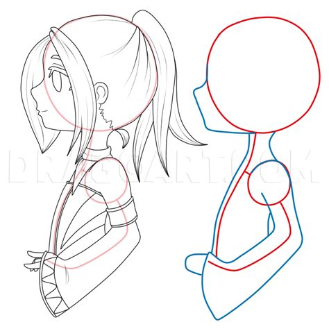 How To Draw Chibi Manga Drawing Step By Step By Jedec Dragoart