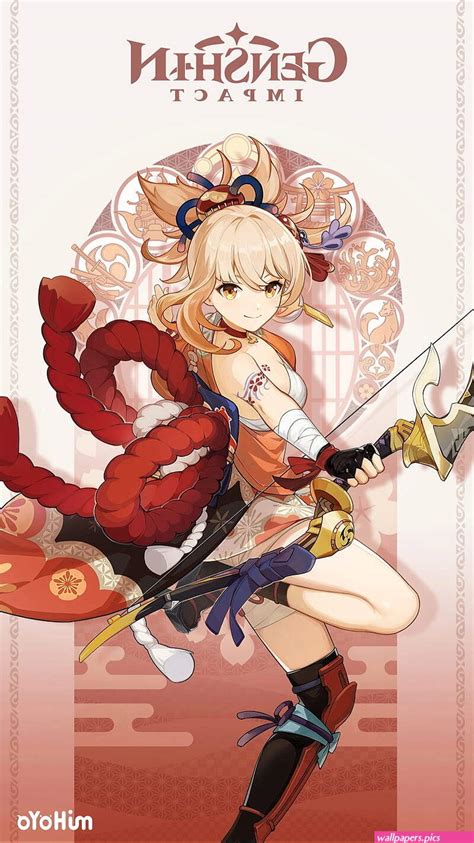 Lumine Yoimiya K Hd Genshin Impact Wallpapers Wallpapers Pics