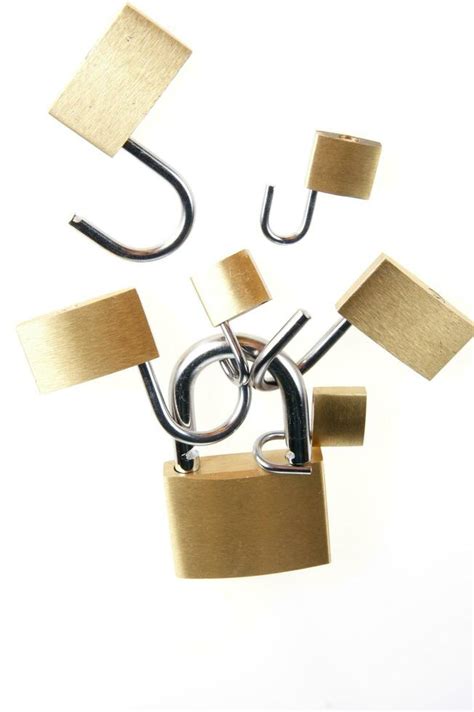 A Lock With Several Locks And Keys Stock Photo At Vecteezy