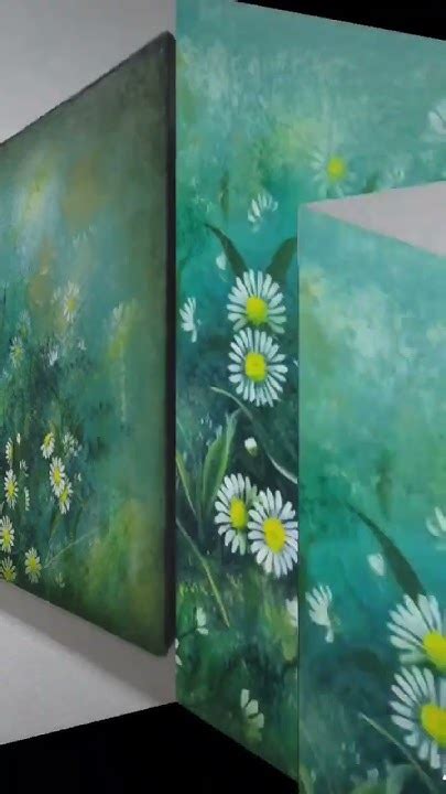 들판에 핀 작은 들꽃 그림으로 남김 공예 들꽃 아크릴화 선물 꽃그림 Youtube