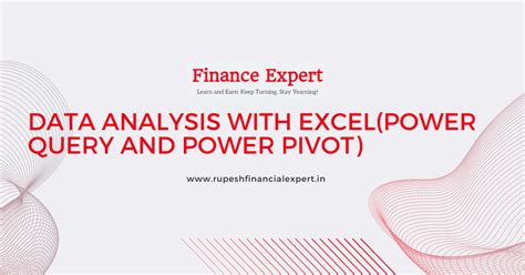 data analysis with excel power query and power pivot