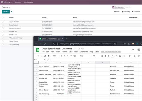 Changes To Google Drive And Google Spreadsheet Integrations For Existing Odoo Versions Odoo