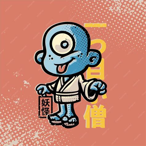 Premium Vector Yokai Mascot Illustration Templates