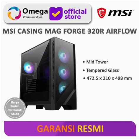 Promo Casing Msi Mag Forge R Airflow Cicil X Kota Medan Omega Premium Store Tokopedia