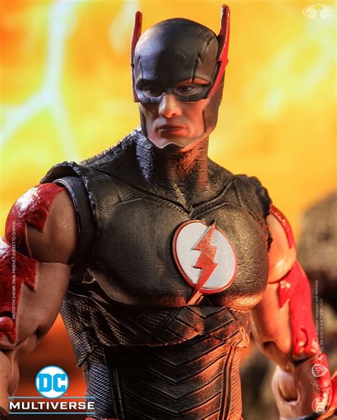 Mcfarlane Dc Multiverse Barry Allen Speed Metal Build A Wave Action