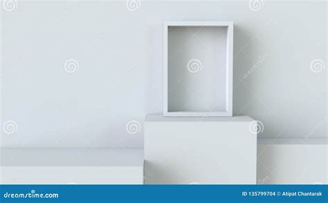 3d Cube Podium Platform Black Stage Golden Circle Frame Product 3d Cube Podium Platform Black Stage Golden Circle Frame Product