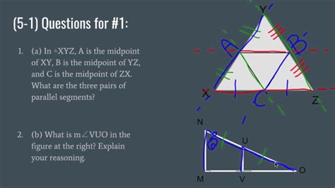 Geometry Midsegment Theorem Example YouTube