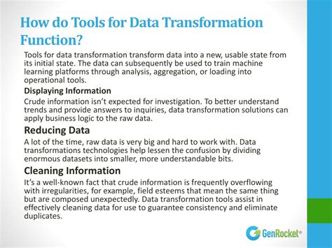 ppt expert guide to data transformation tool powerpoint presentation