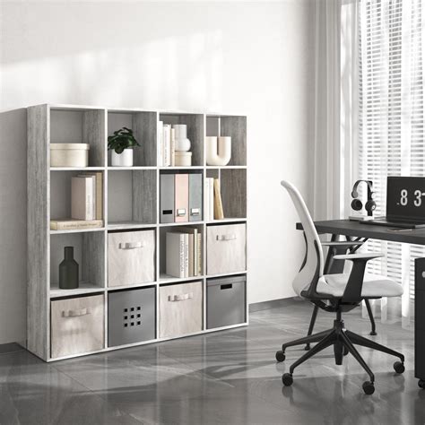 ᐉ Стелаж для дому М 14 на 16 комірок 1424x1430x300 мм Бетон • Краща ціна в Києві Україні