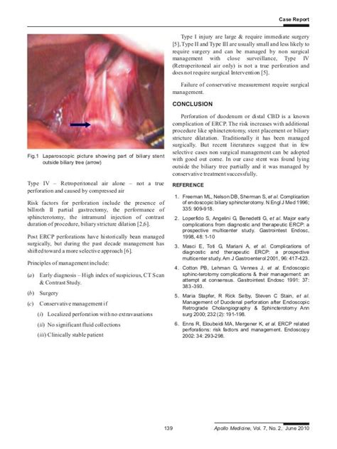An Unusual Presentation Of Endoscopic Retrograde Cholangio Pancreato