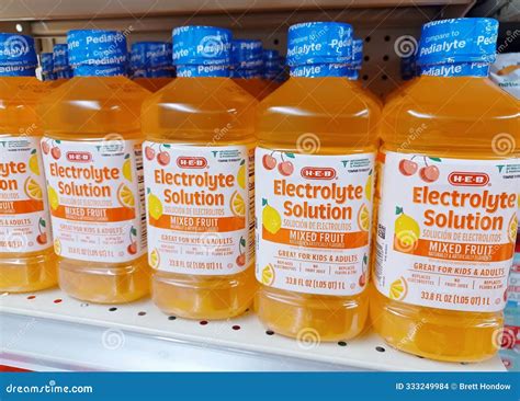 Electrolyte Solution Turns On A Light Bulb Experiment In The Chemistry Laboratory Royalty Free