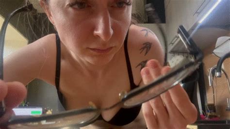 Emma S Glasses Are Broken Emma Has Poor Vision And Will Cook Blind Cranberrycherryamateur