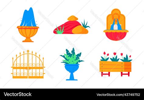 Elements Of Urban Architecture Flat Design Style