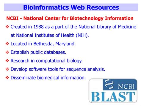 41 Introduction To Bioinformatics Ppt Biotech And Biomedical