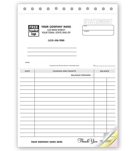 Statements Classic Lined Carbonless Armand Advertising Llc