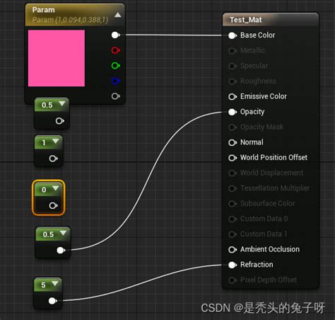 Ue4 Shader编程 基础学习笔记 熟悉各个节点 Csdn博客