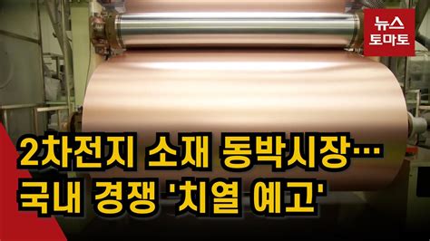 2차전지 소재 동박시장…국내 경쟁 치열 예고 Youtube