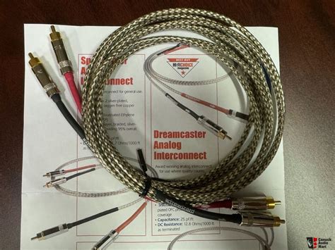 Wyrewizard Dreamcaster Pro Series Rca Analog Interconnect 20 M For