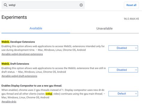 WebGL Not Found In Latest Version Of Chrome Super User