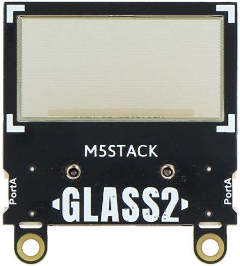 Glass2 Unit Su Skaidriu 151 Colio Oled Ekranu 128x64px M5stack