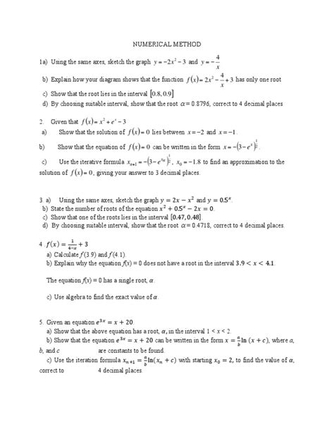 numerical method practice pdf equations numerical analysis