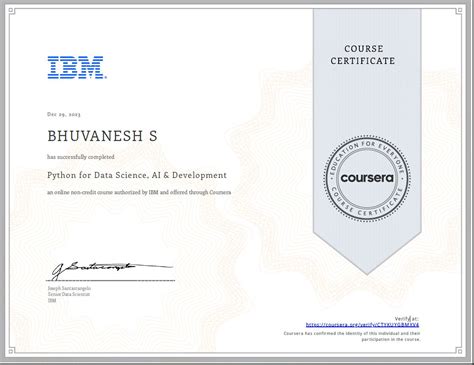 Bhuvanesh S On Linkedin I Just Completed The Course Of Python For Data