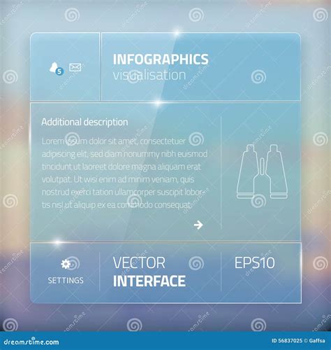 Modern User Interface Screen Template For Mobile Stock Vector Illustration Of Alarm Round