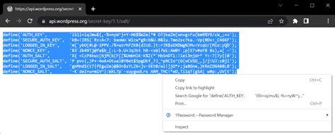 Wordpress Salts What They Are And Why Should You Use Them