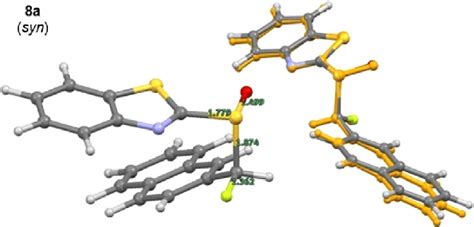 Molecular Structure Of 8 A Dft Optimised Conformation Left And